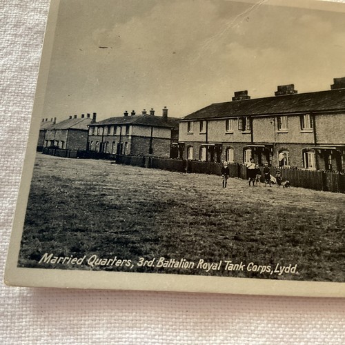 Military postcard The Married Quarters 3rd Battalion Royal Tank Corps ...