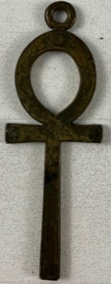 Vintage Brass Ankh Pendant – Egyptian Cross of Life – Metal Amulet | eBay