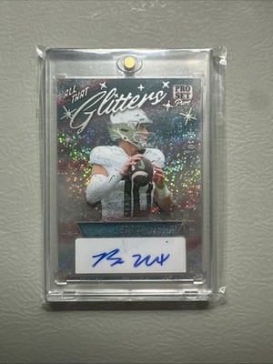 2023 Pro Set Pure All That Glitters Bo Nix Autograph 3/10 | eBay