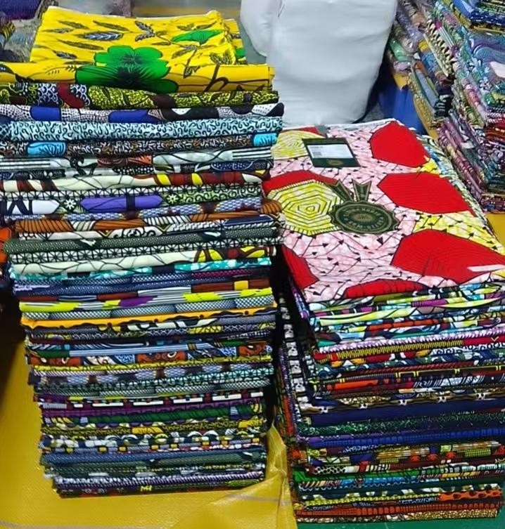 African Wax Print Fabric 6 Yards- Ankara Style Cotton - Fast Uk ...