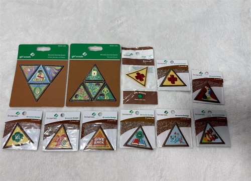 GIRL SCOUT BROWNIE MERIT BADGES PATCHES JOURNEY AWARD SETS LOT | eBay