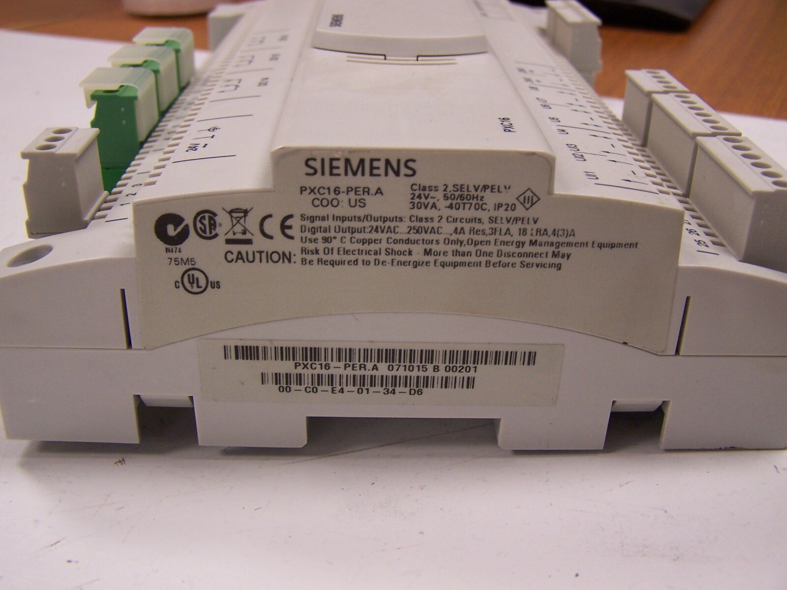 👀 SIEMENS PXC COMPACT CONTROLLER 24 VOLT 30 VA PXC16-PER.A | eBay