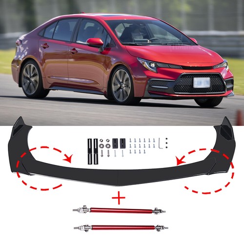 For Toyota Corolla SE XSE 2020-21 Front Bumper Lip Splitter Spoiler ...