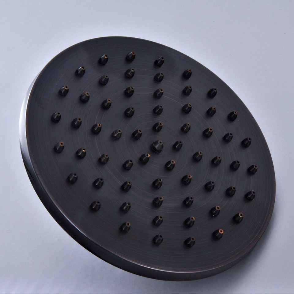 8 inch Round Bathroom Accessiores Shower Head Rain Shower Oil Rubbed ...
