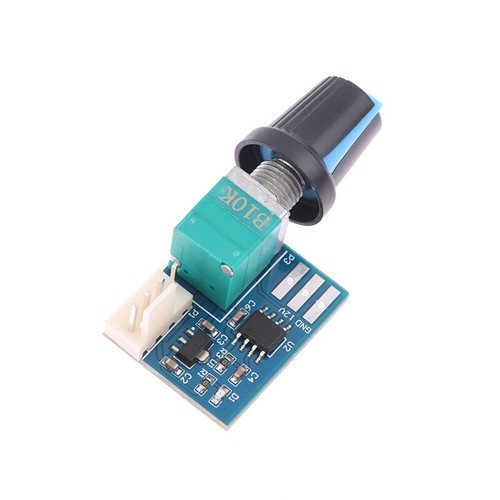 DC 12V Single Channel Fan Speed Controller With Rotary Potentiometer To ...