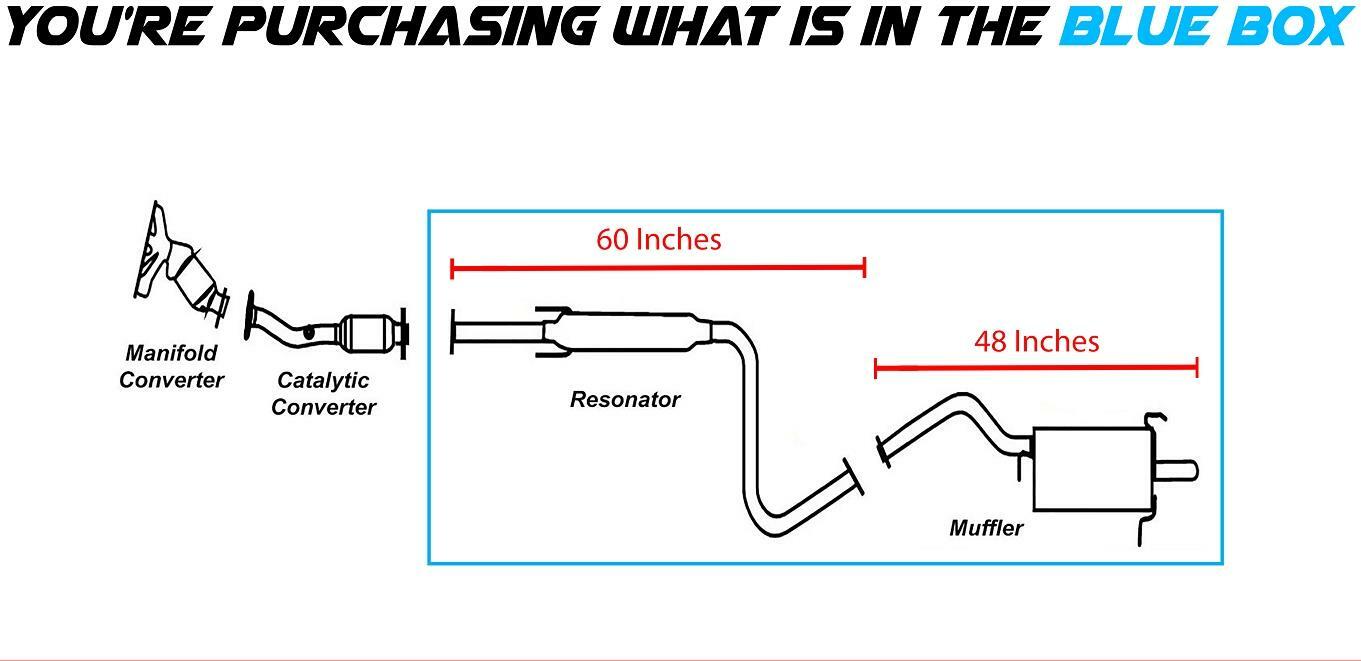 2007-2012 Nissan Sentra 2.0L Resonator Pipe Exhaust Muffler fits ...