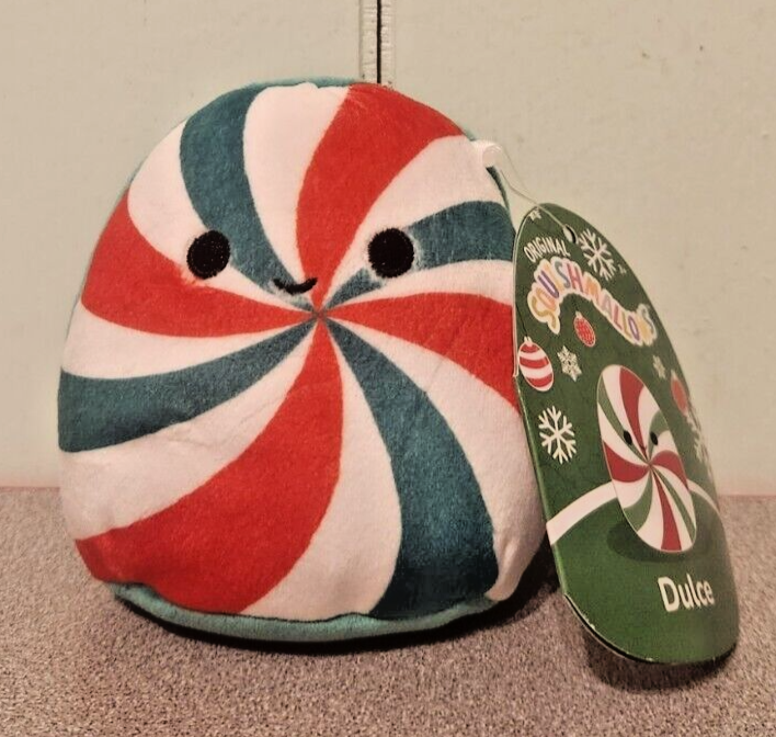 4” DULCE Peppermint Candy Swirl 2021 Holiday Christmas Squishmallow ...