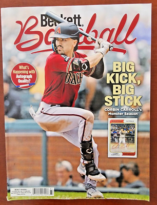 October 2023 Beckett Baseball Card Price Guide Magazine With Corbin ...