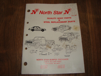 North Star Quality Body Parts Steel Replacement Parts 1987 Magazine ...