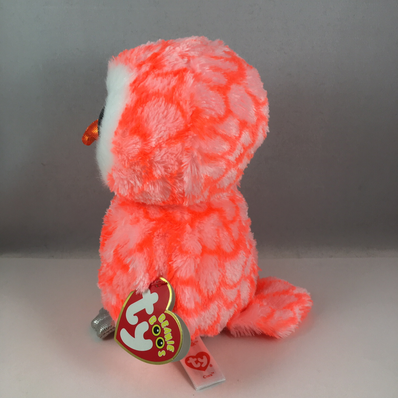 Ty Beanie Boos - CORA the Owl (6 Inch) (Justice Exclusive) *Minor ...