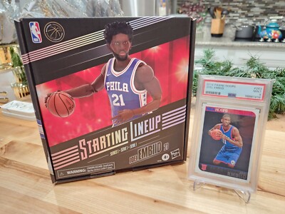 Joel Embiid Starting Lineup Fig W/ PSA9 NBA Hoops RC! Sold Out. NIB | eBay