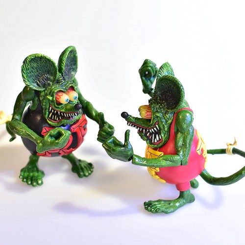 New 12Cm Rat Fink Action Figure Ed"big Daddy" Roth Special Hot Collect ...