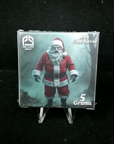 5 grams .999 Fine Silver 5g Angry Bad Santa by Pan Silver Company | eBay