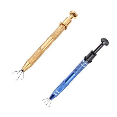 2pcs Bead Ball Grabber Stainless Steel Grabber 4-claw Holder Pickup ...