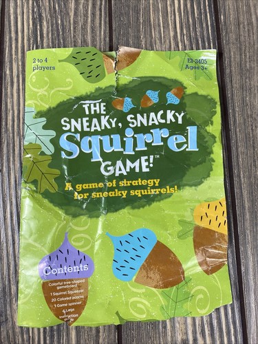 The Sneaky Snacky Squirrel Instructions Replacement Piece Part | eBay