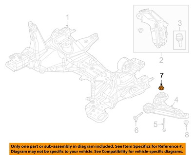 CHRYSLER OEM 19-22 Cherokee Suspension Components-Lower Cntrl Arm Nut ...