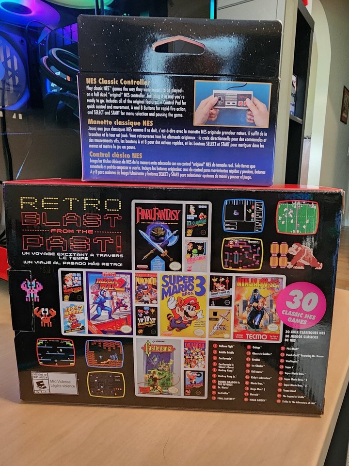 Nintendo Classic Edition NES Mini Console & controller - authentic US ...