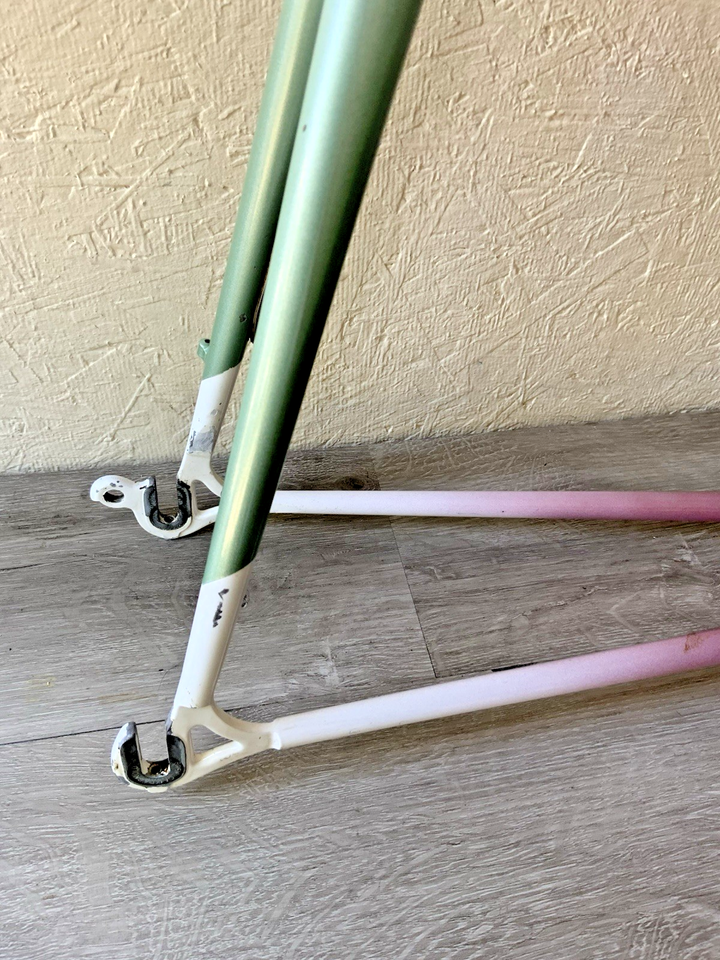 ANDY GILMOUR FRAME AND FORK 62 CM COLUMBUS SPX CAMPAGNOLO DROPS 128 ...