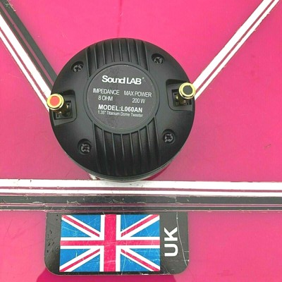 Compression Driver horn tweeter Screw-on 8ohm 200watts max 32mm thread ...