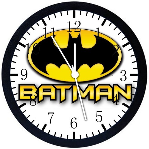 Batman Wall Clock 12" Large Personalized option with adding names E66 ...