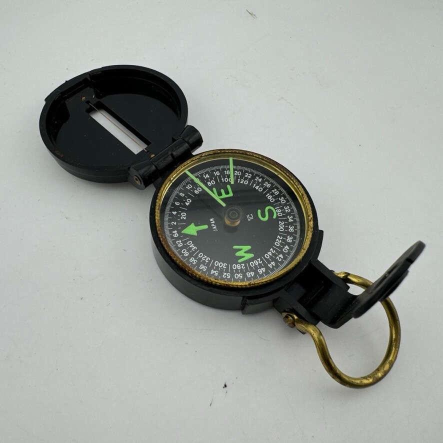 Engineers Lensatic Compass With Original Box WFS No 110 Made In Japan ...