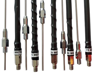 Shark Antennas S-F5MS 5-Pack (10, 15, 20, 40, 75M) Mini Mobile Antennas ...