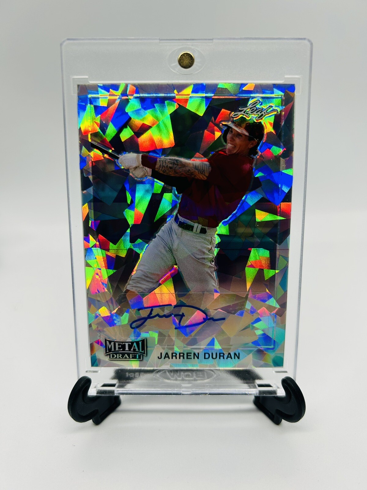 Jarren Duran RC Auto Rookie Card Autograph Cracked Ice 1 Card Red Sox ...