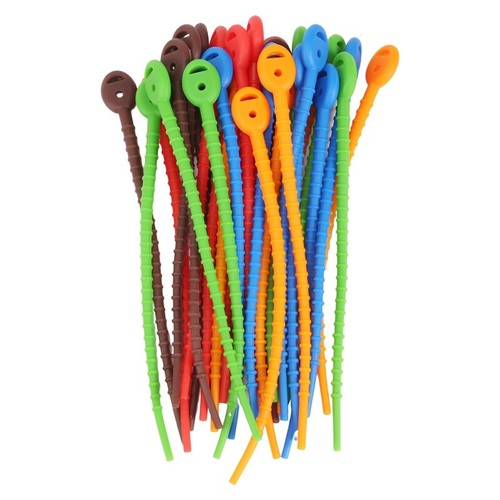 30 PCS Silicone ,Durable Zip Ties, Bag Seal Clips, , X5J2 4711354391886 ...