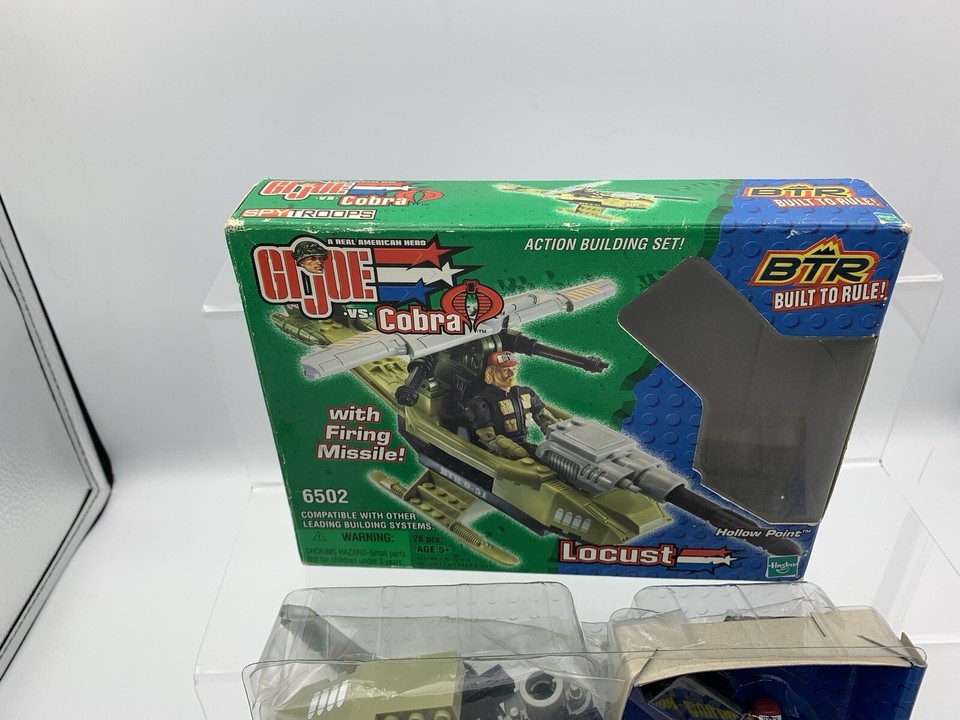 GI Joe vs Cobra BTR Built To Rule 6502 Locust Firing Missile 2003 ...