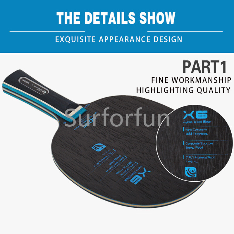 BOER X3 X5 X6 Table Tennis Racket Blade Ping Pong Paddle Bat For ...