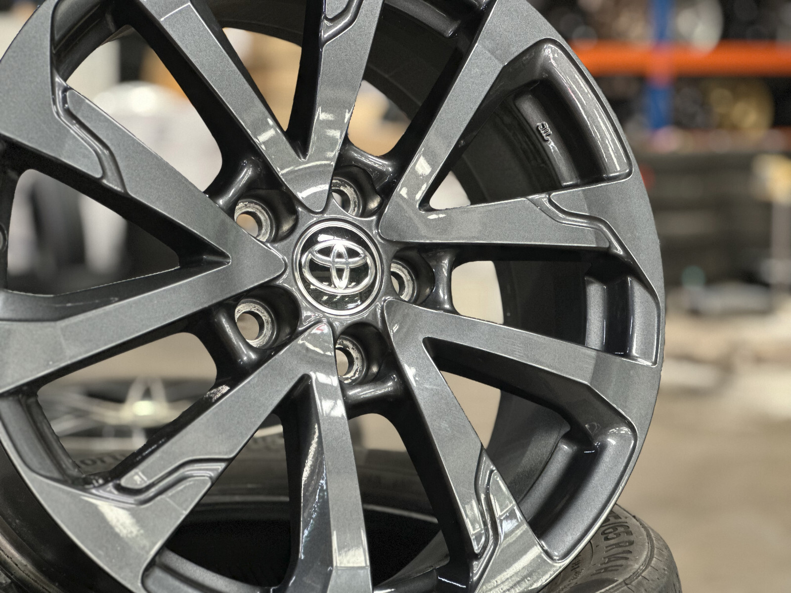 Genuine Used 18x7 TOYOTA CROSS 5x114.3 (4 Wheel) Fit Camry Estima Rush ...