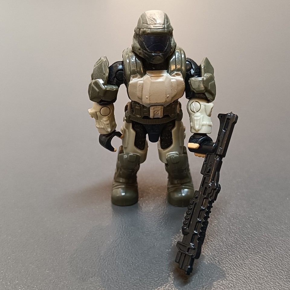Rare Mega Bloks Construx Halo Heroes Series 1 Buck ODST action figure ...