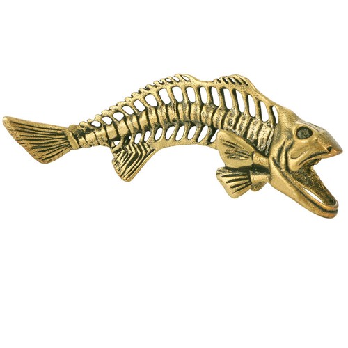 Piranha Ornaments Office Desktop Fish Bone Decor Decorative Adornment ...