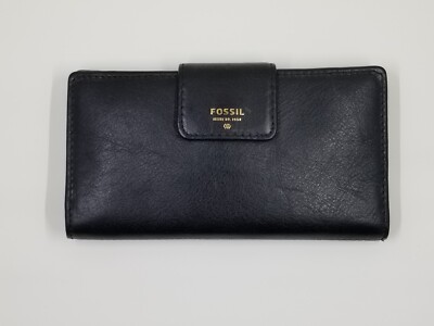 Fossil Wallet Black | eBay