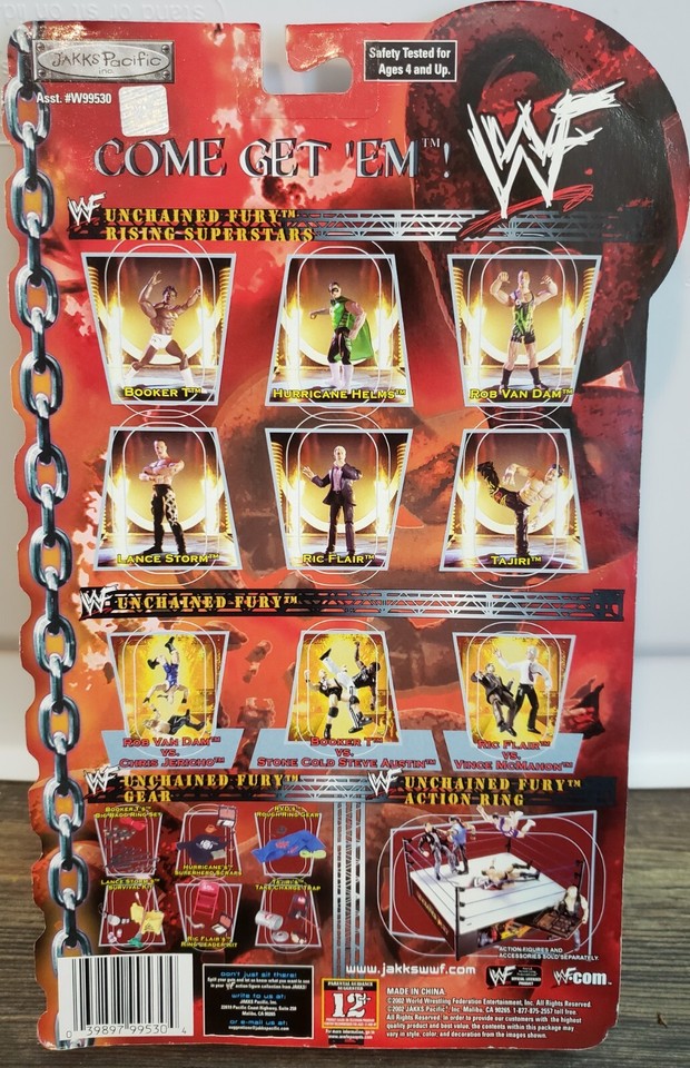 Jakks WWF WWE Unchained Fury Hurricane Superhero Scraps Grapple Gear ...