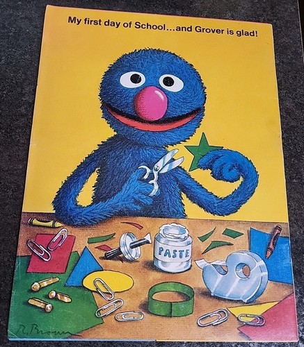 Sesame Street Magazine September 1976 No. 55 Grover Cover, Nice ...