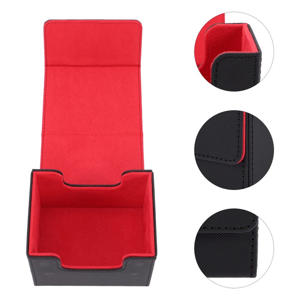 Card Desk Box Games Cards Storage Box Durable Cards Holder Organizer ...