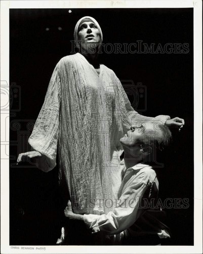 1982 Press Photo Megan Cole and John Gilbert star in "A Dream Play ...