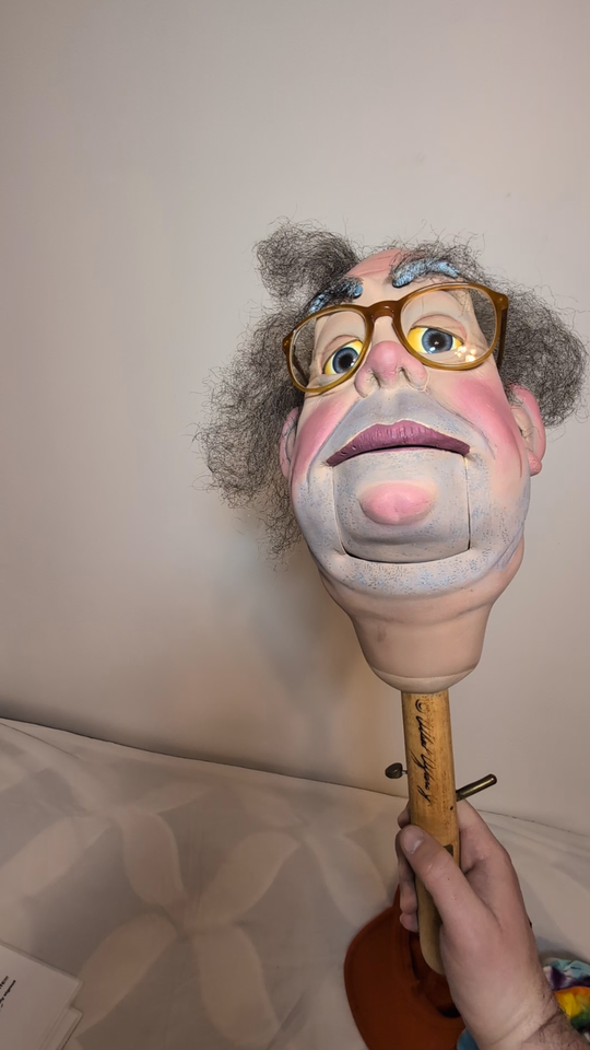 Pro Ventriloquist Dummy Puppet Doll Figure Old Hippie Man By Albert ...