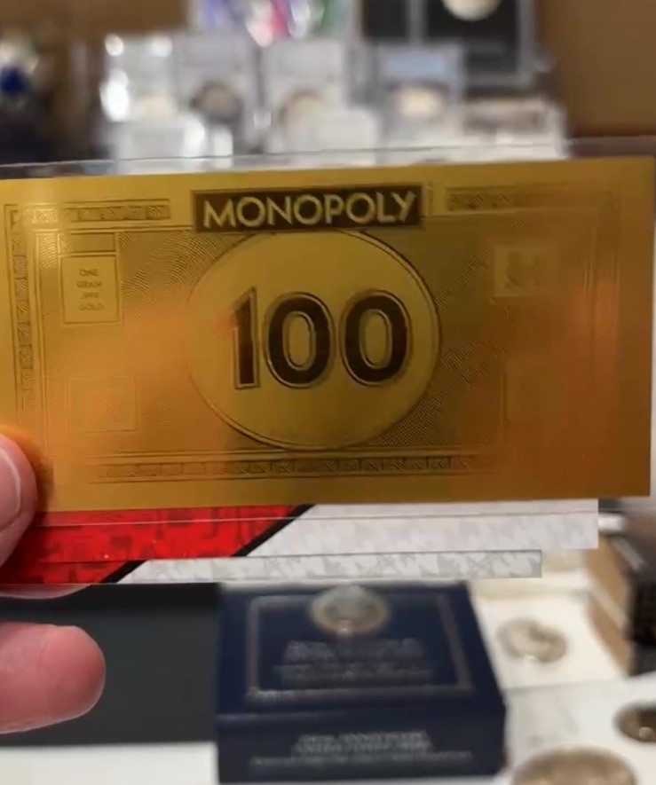 1 Gram Samoa .999 Fine Gold Monopoly Note - Licensed Monopoly Bullion ...