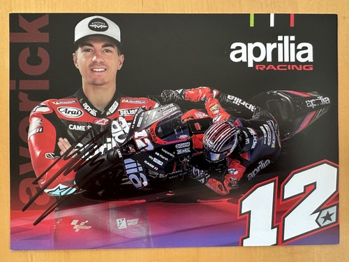 Maverick Vinales 12 MotoGP Original Autograph Card | eBay UK