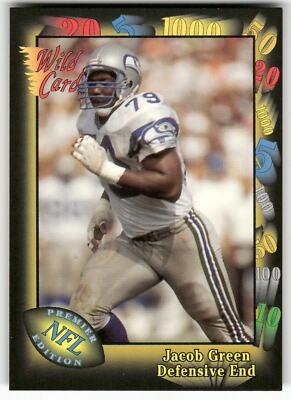1991 Wild Card #110 Jacob Green Seattle Seahawks | eBay