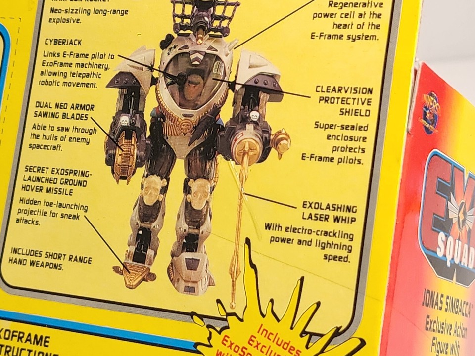 Exosquad JONAS SIMBACCA + Pirate E-Frame 1993 Playmates Exo Squad Exo ...