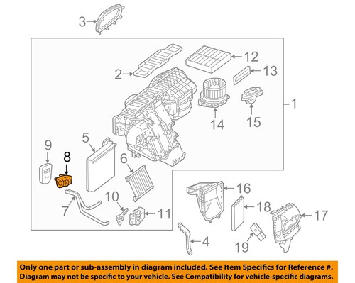 MERCEDES OEM 12-15 ML350 Air Conditioner-Expansion Valve 1668300284 | eBay