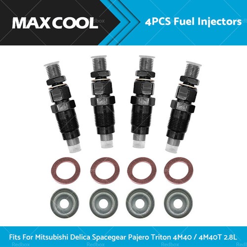 4X 4M40 4M40T Diesel Fuel Injectors for Mitsubishi Delica Spacegear ...