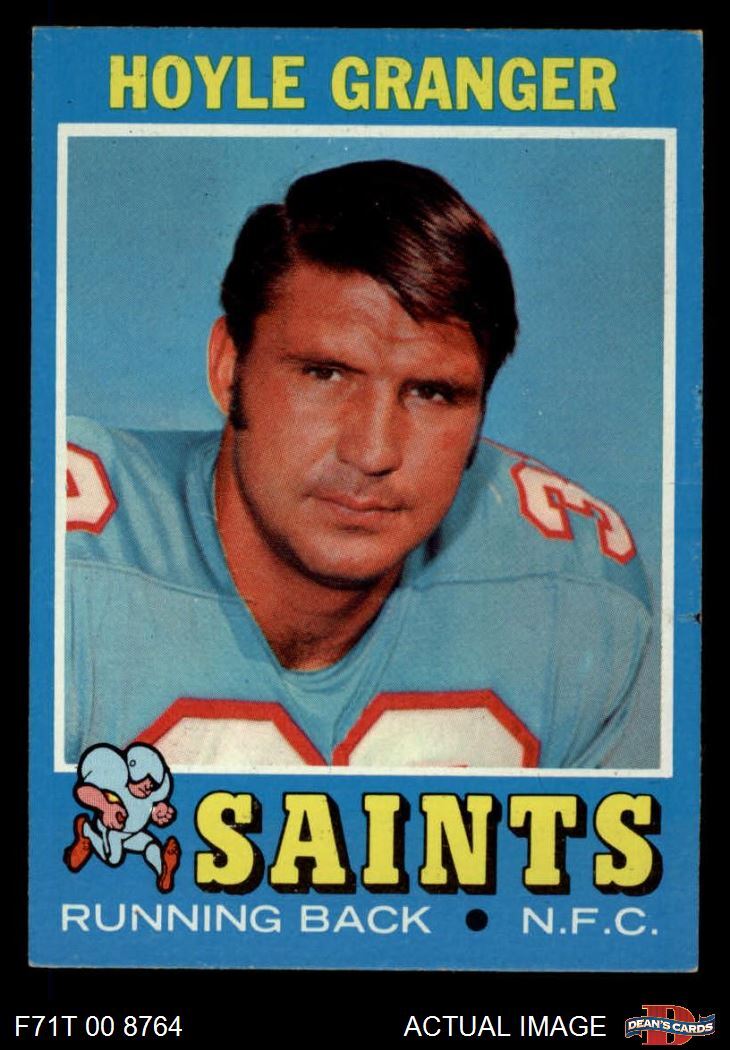 1971 Topps #198 Hoyle Granger Saints Mississippi 6.5 - EX/MT+ | eBay