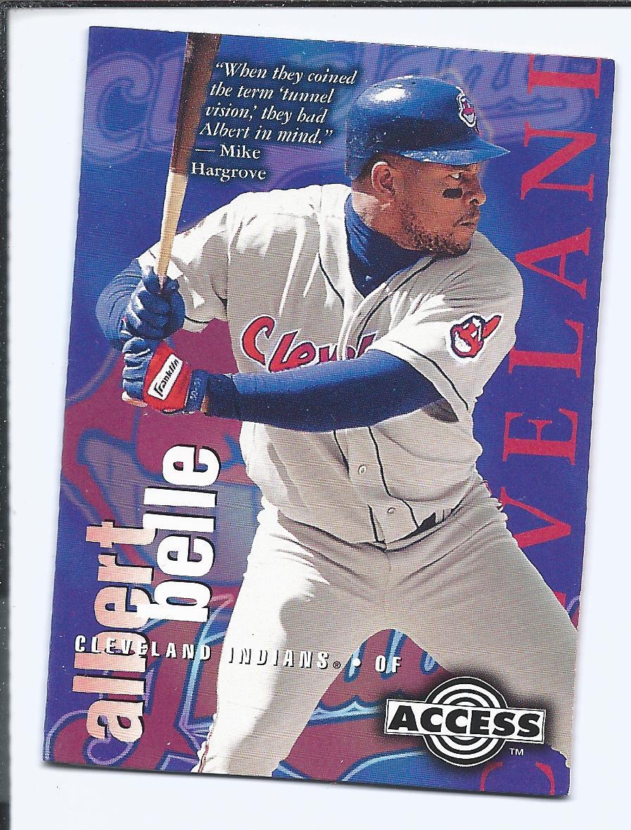 1996 FLEER ACCESS #5 ALBERT BELLE (Indians) | eBay