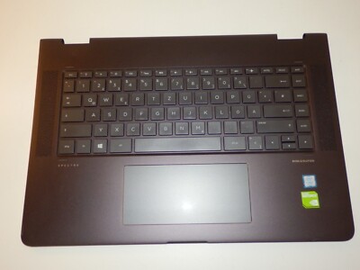 HP Spectre X360 15-bl German Keyboard Cover, Deutsche QWERTZ Tastatur ...