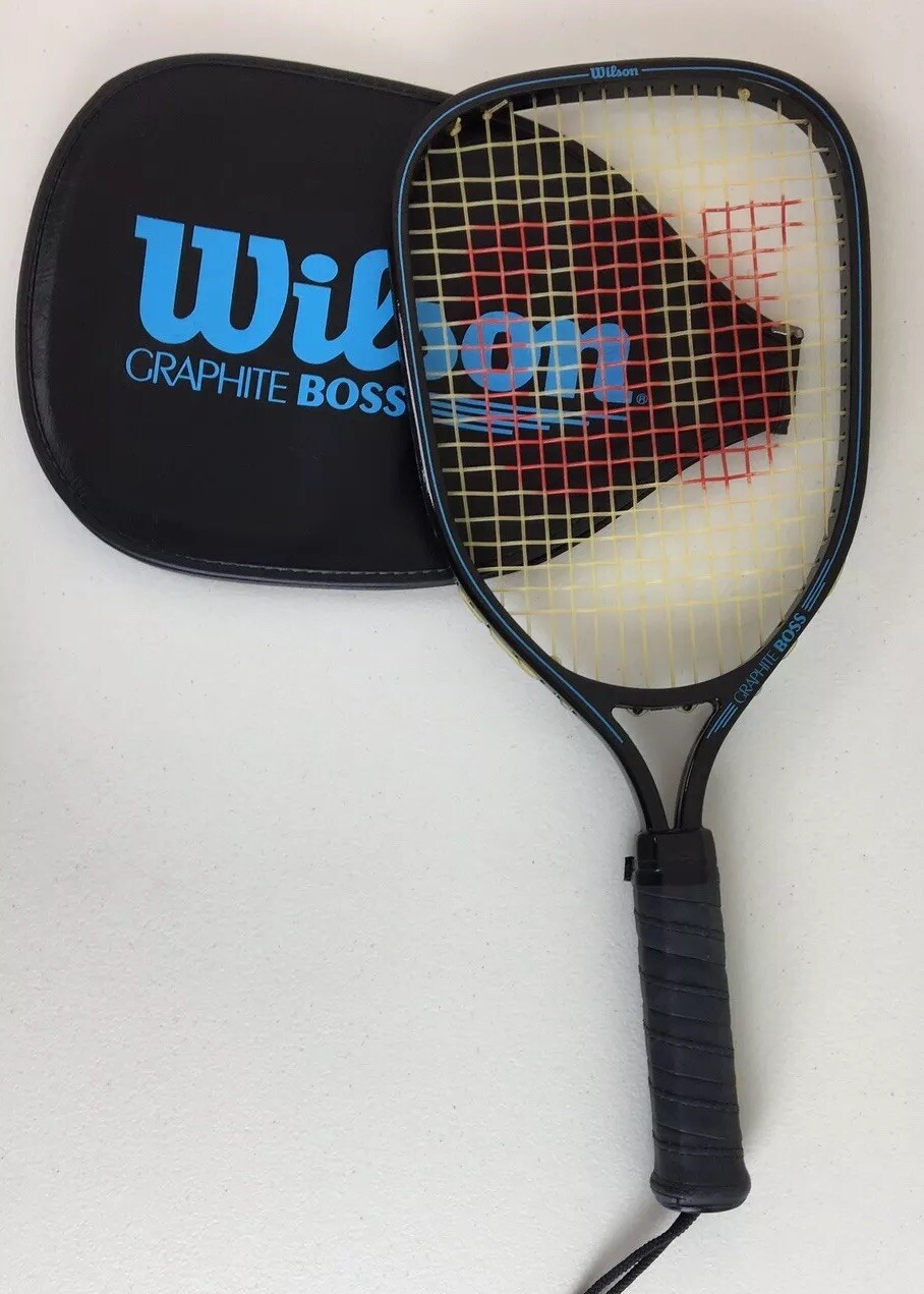 Wilson Graphite Boss Racquetball Racket 4 1/8 Grip | eBay