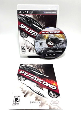 Split/Second PS3 PlayStation 3 COMPLETE CIB TESTED - FAST SHIPPING ...